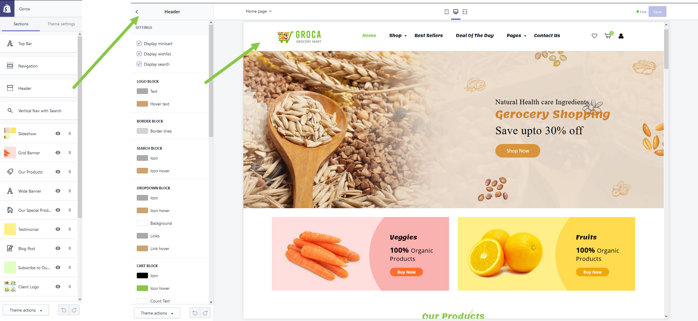 Groca | Grocery Store Shopify Theme